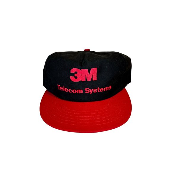 Cap America | Accessories | 3m Telecom Systems Vintage Hat Cap Black ...